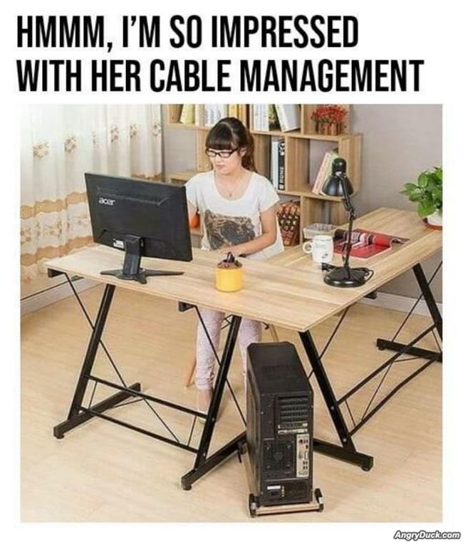 Amazing Cable Management