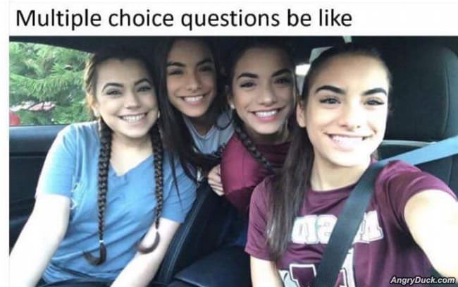 Multiple Choice Questions Be Like